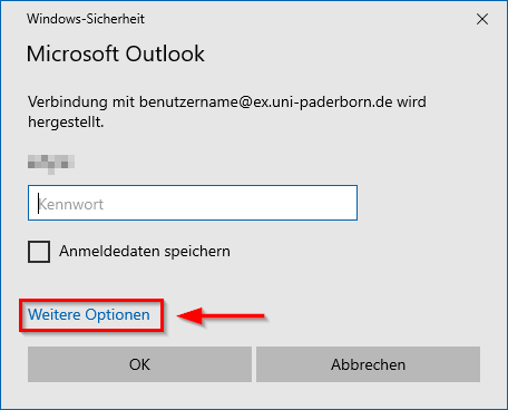 Exchange einrichten in Microsoft Outlook (Windows) – ZIM HilfeWiki